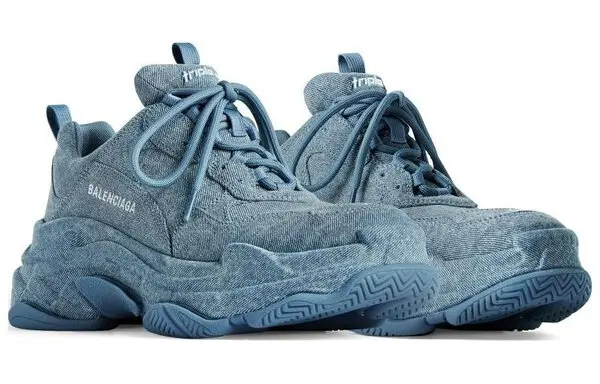 Balenciaga Triple S Sneakers - Blue/white