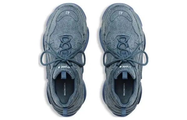 Balenciaga Triple S Sneakers - Blue/white