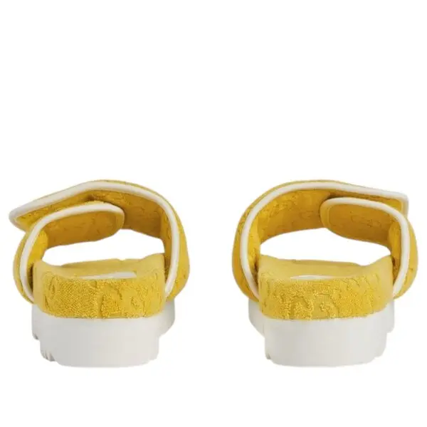 Adidas X Gucci Gg Platform Sandals - Yellow