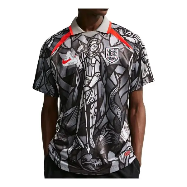 Nike X England X Palace Cryoshot Short Sleeved Jersey - Grey