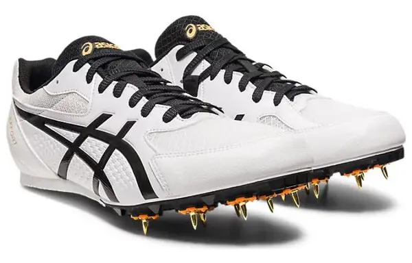 Asics Track And Field Spike Shoes - White/black