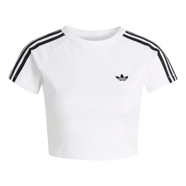 Adidas Sst Cropped T-shirt - Black/white
