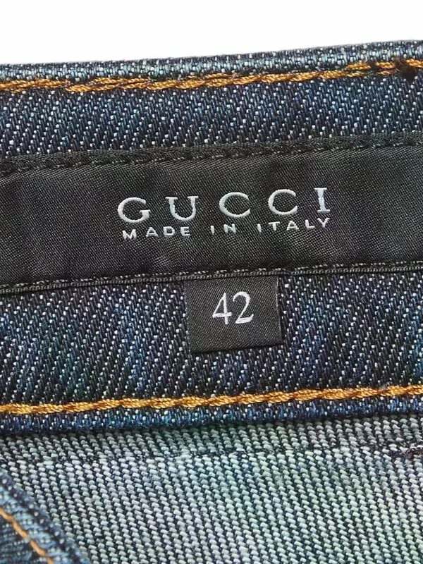 Gucci Interlocking G Faded Jeans