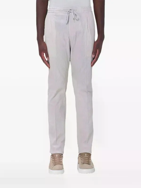 PT TORINO Seersucker Drawstring Trousers
