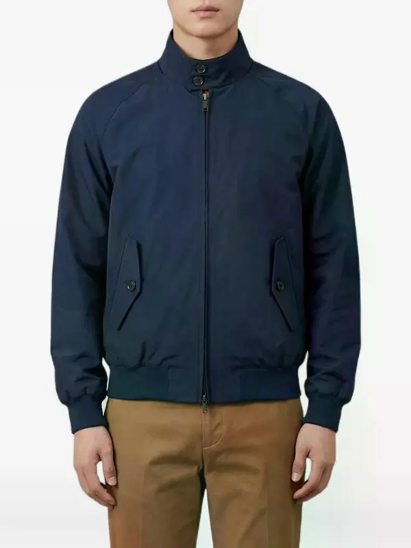BARACUTA Funnel-neck Raglan-sleeve Jacket