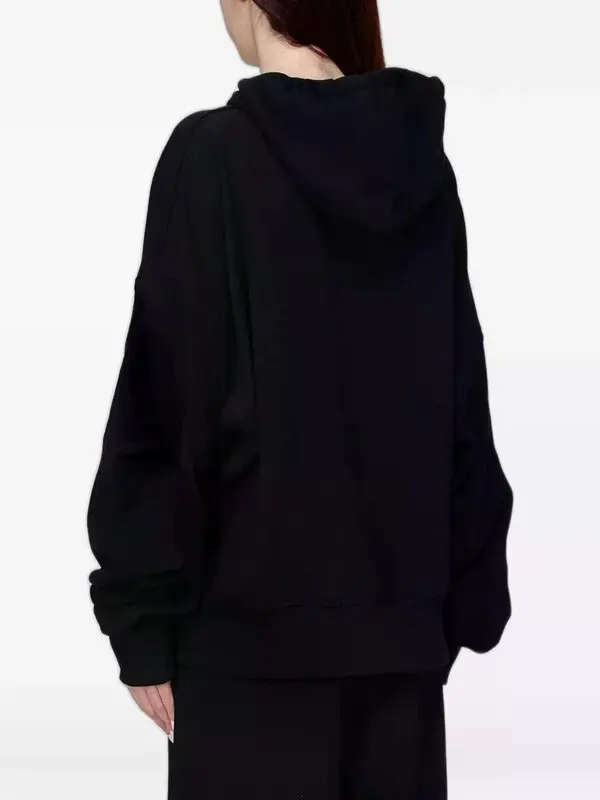 DISCLAIMER Leopard-print Drawstring Hoodie