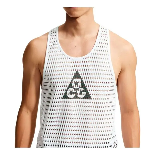 Nike X Radical Airflow Dri-fit Tank Top - Optic White