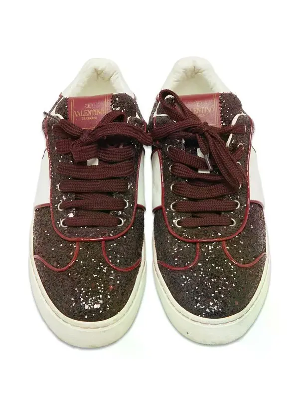 Valentino Garavani Fly Crew Glitter Sneakers