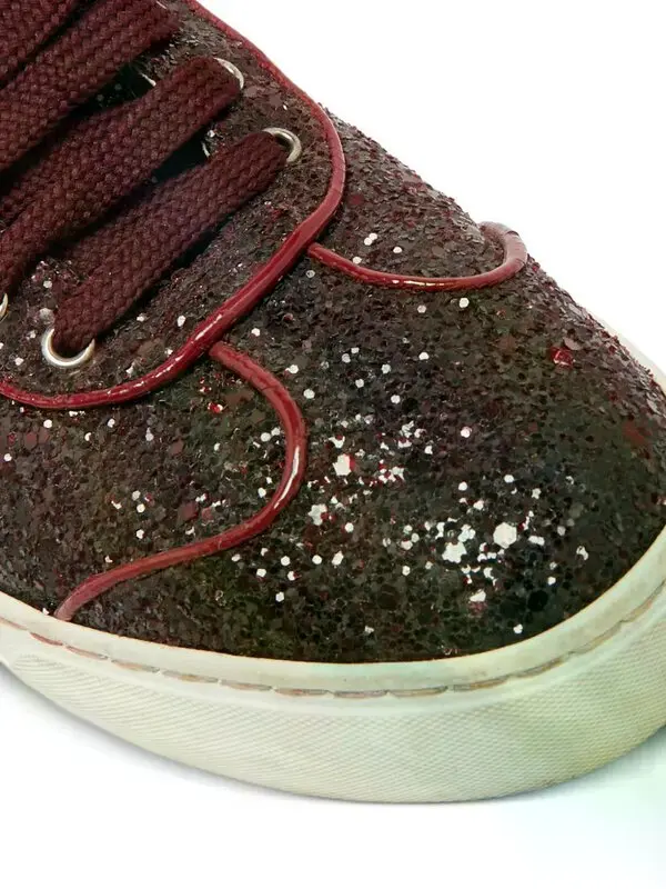 Valentino Garavani Fly Crew Glitter Sneakers