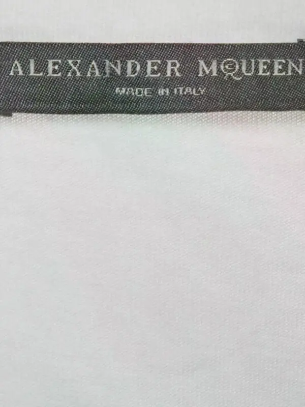 Alexander McQueen Embroidered Botanical T-shirt