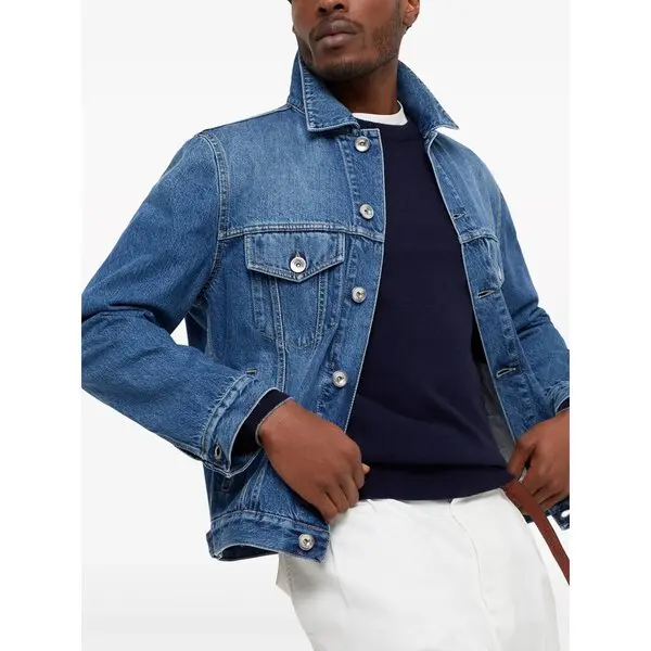 Brunello Cucinelli Cashmere Crew Neck Sweater - Blue