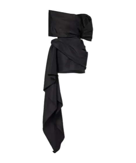 Oscar De La Renta Asymmetric Mini Dress