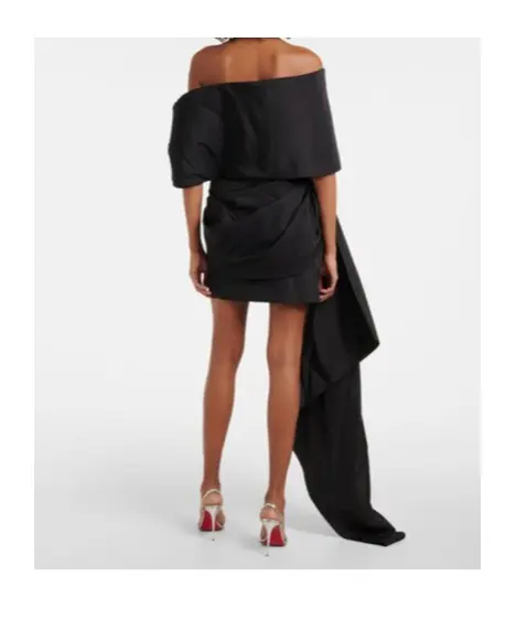 Oscar De La Renta Asymmetric Mini Dress