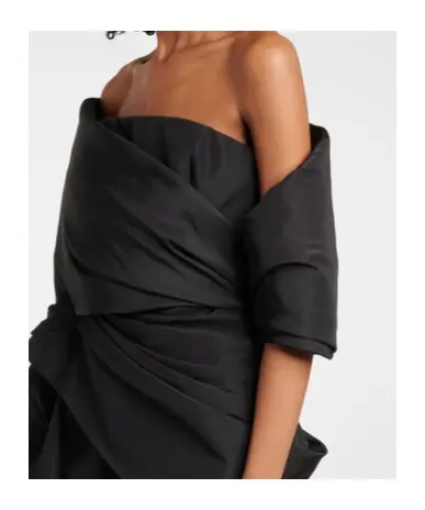 Oscar De La Renta Asymmetric Mini Dress