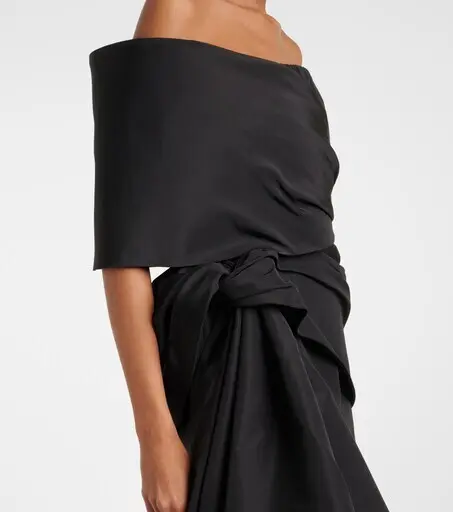 Oscar De La Renta Asymmetric Mini Dress