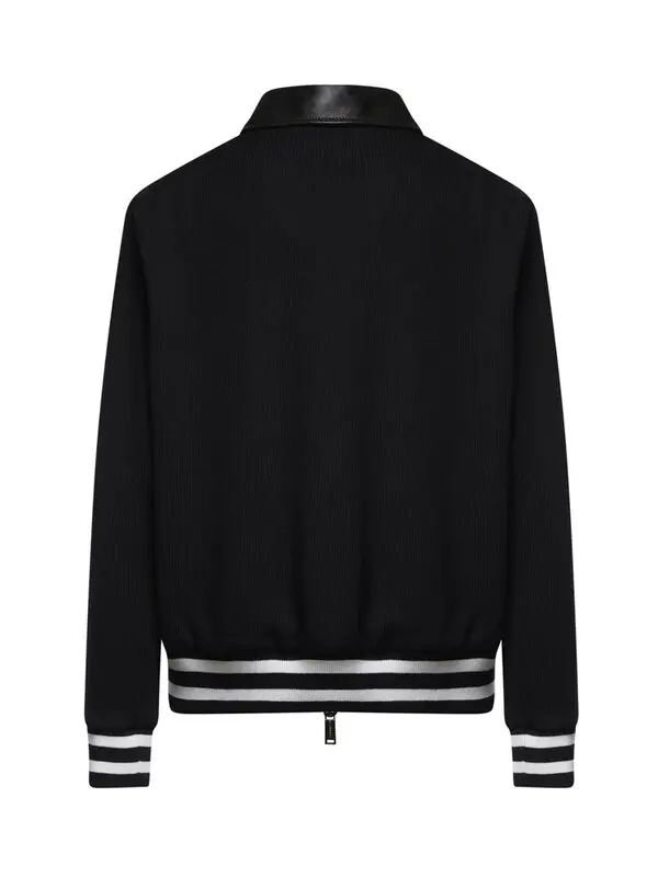 Dsquared2 Logo-patch Panelled Bomber Jacket