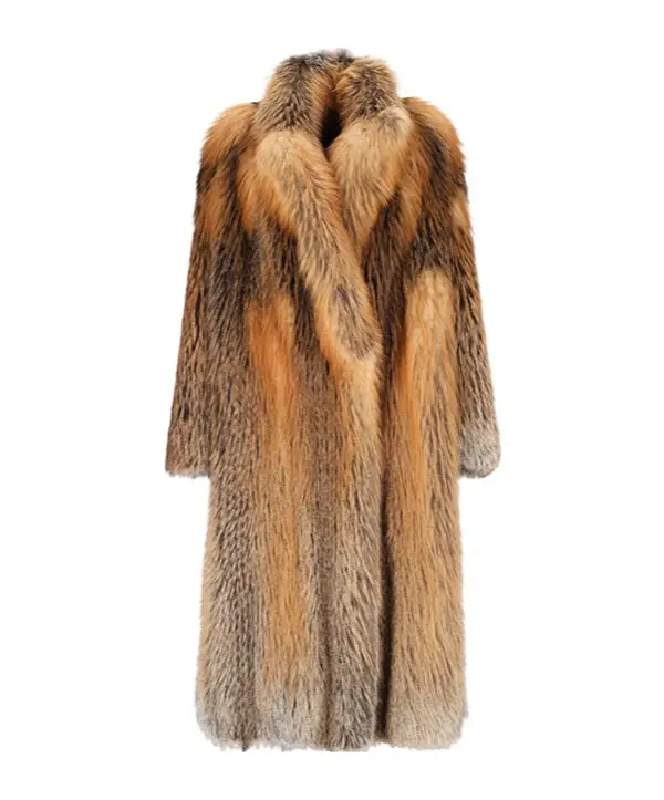 BLANCHA Long-sleeved Fur Coat