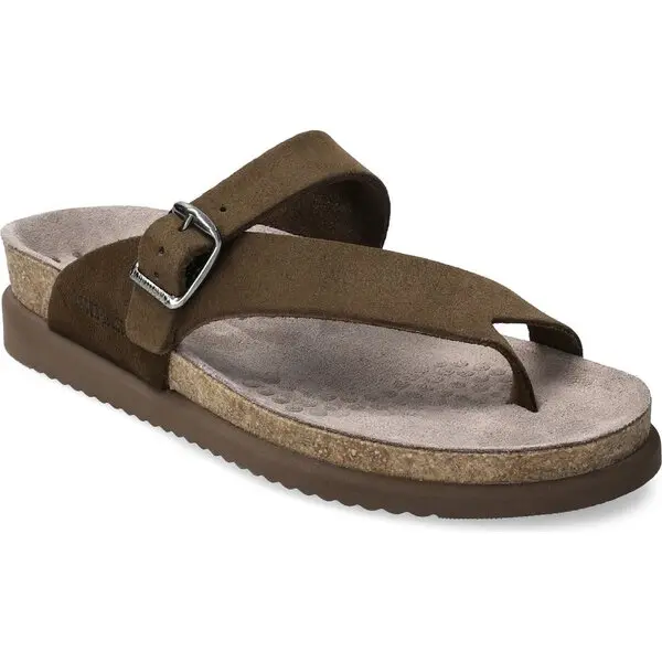 Mephisto Helen Toe Loop Sandal - Moss