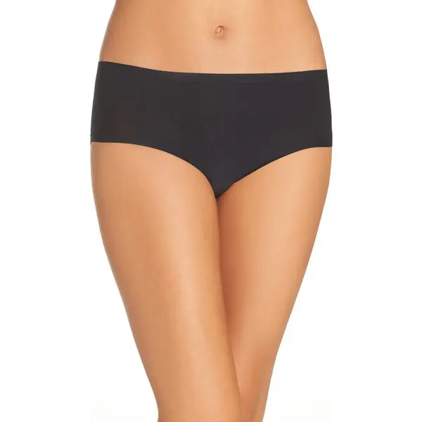 Chantelle Soft Stretch Seamless Hipster Panties - Black