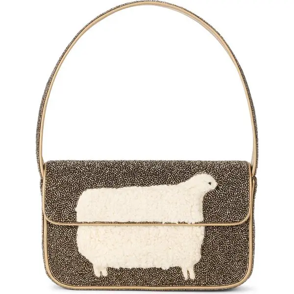 Staud Tommy Beaded Shoulder Bag - Dolly