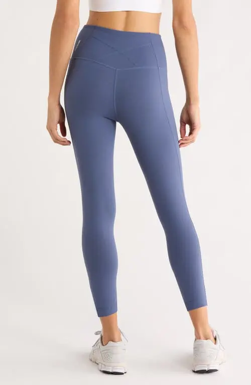 Zella Live In High Waist 7/8 Leggings - Blue Indigo