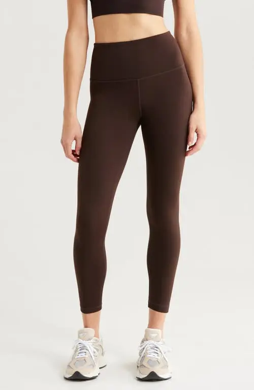 Zella Live In High Waist 7/8 Leggings - Brown Mole