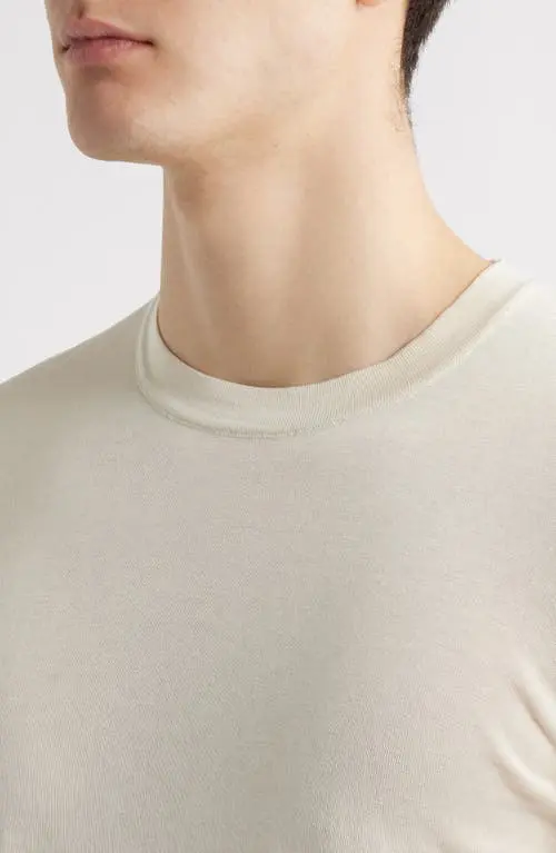 JACK VICTOR Wellington Cotton & Silk Crewneck T-shirt