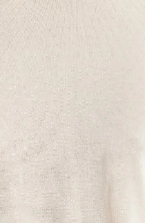 JACK VICTOR Wellington Cotton & Silk Crewneck T-shirt