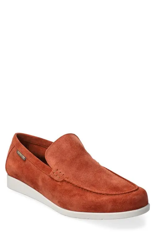 Mephisto Valner Suede Slip-on Sneakers - Rust Velours
