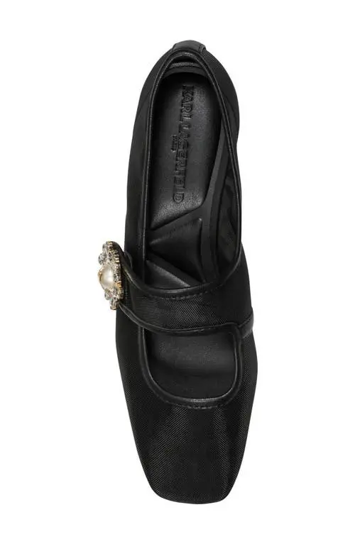 Karl Lagerfeld Paris Sabelle Mary Jane Flat