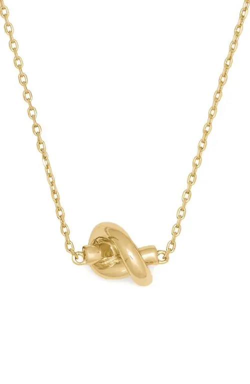 Kate Spade New York Sailor's Knot Mini Pendant Necklace - Gold