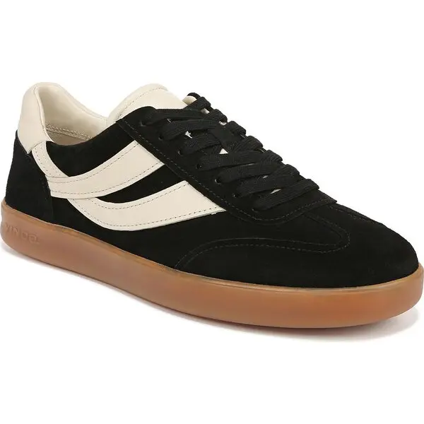 Vince Oasis Leather Sneakers - Black