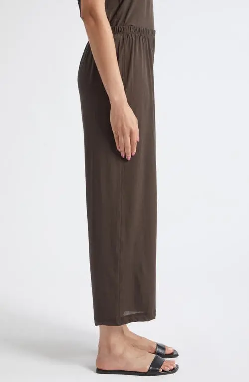 LESET Milo Cropped Cotton Pants - Hickory