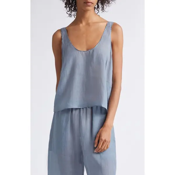 LESET Niko Scoop Neck Tank - Mist