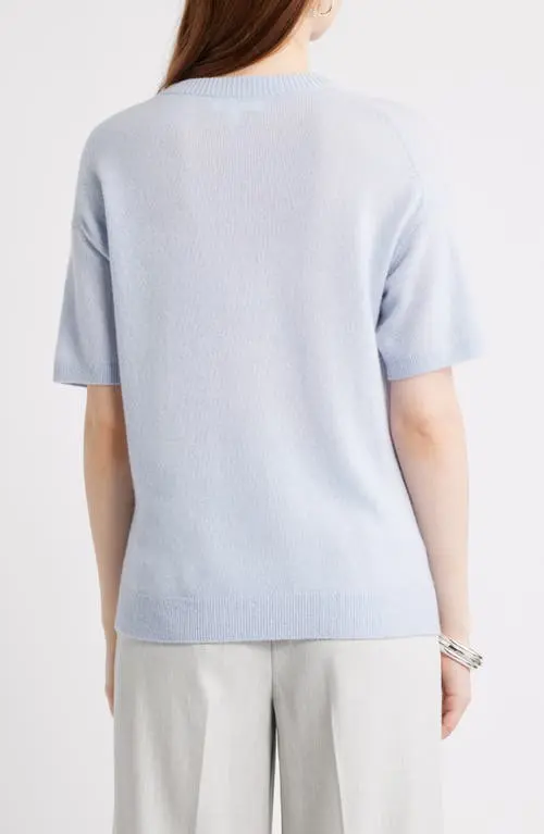 Nordstrom Short Sleeve Cashmere Sweater