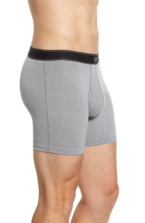 SAXX Assorted 3-pack Daytripper Comfort Stretch Boxer Briefs - Black/grey/navy