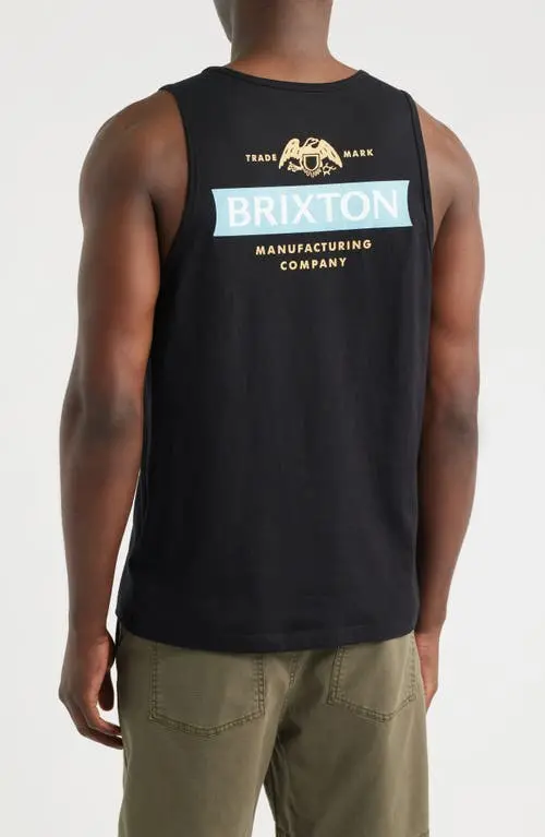 Brixton Pinnacle Graphic Tank Top - Black
