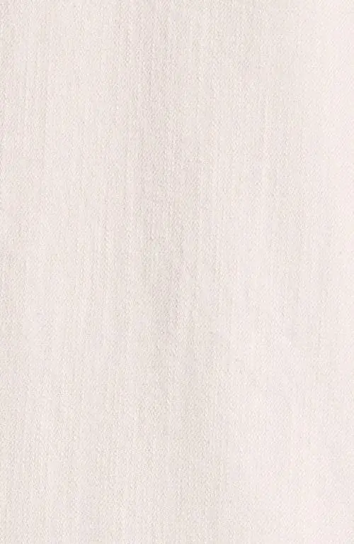Eileen Fisher Zip-up Organic Cotton & Organic Linen Jacket - Chalk