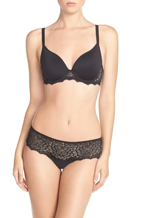 Simone Perele Caresse Underwire Plunge Bra - Black