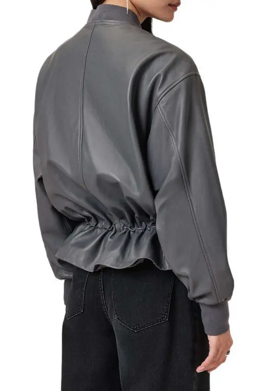 ALLSAINTS Sofi Leather Bomber Jacket
