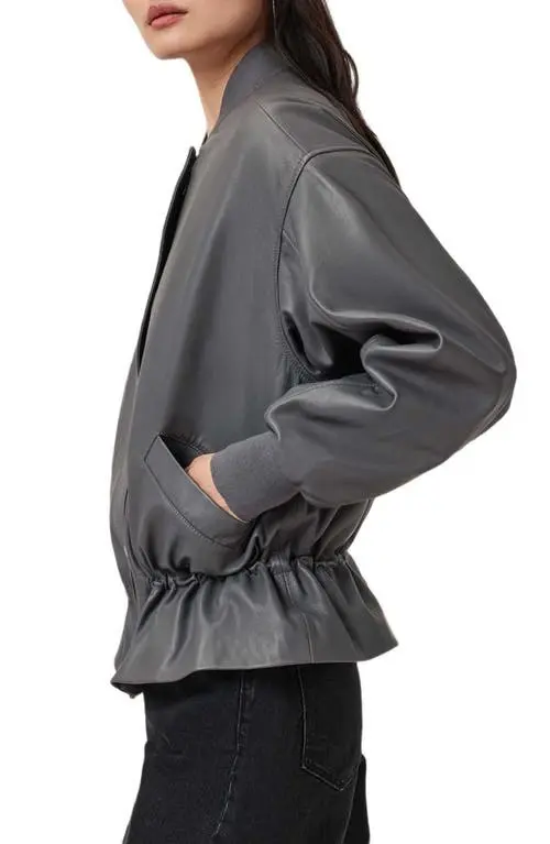 ALLSAINTS Sofi Leather Bomber Jacket