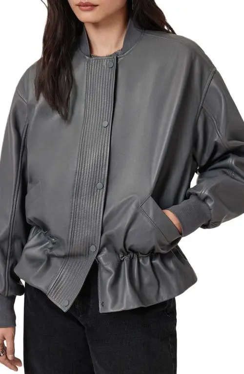 ALLSAINTS Sofi Leather Bomber Jacket