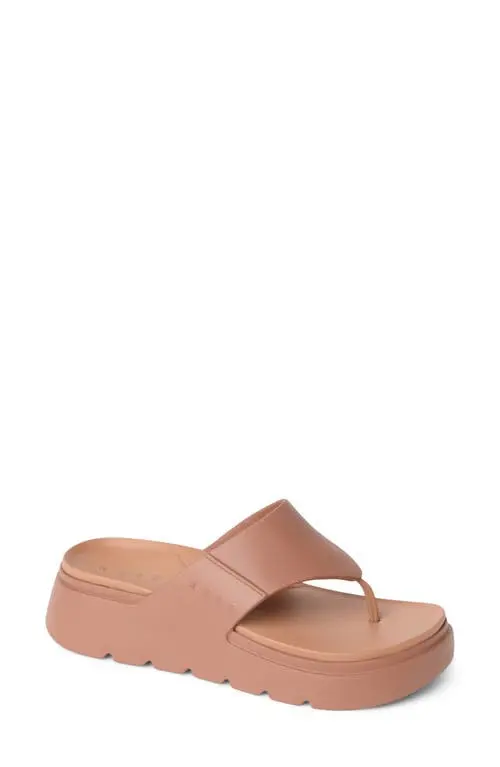 Reef Cali Laguna Platform Flip Flop - Mocha Mousse
