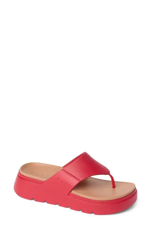 Reef Cali Laguna Platform Flip Flop - Salsa
