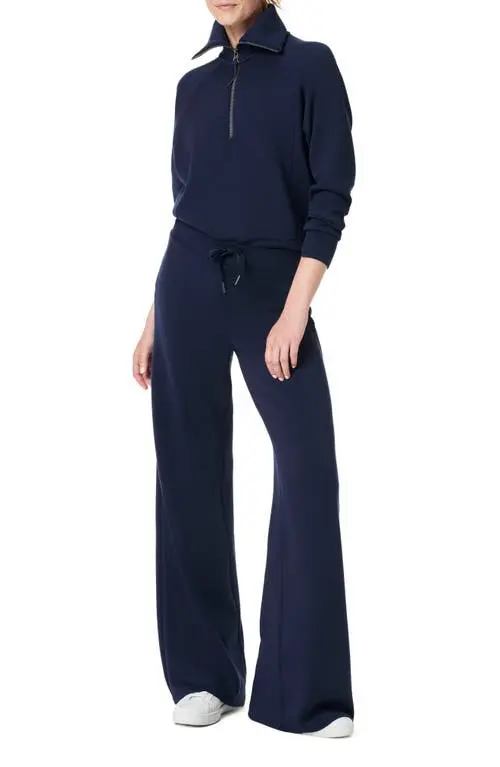 Spanx Airessentials Half Zip Sweatshirt - Timeless Navy