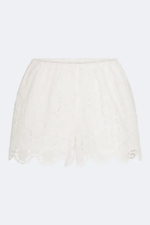 SIMONMILLER Isa Eyelet Mini Short