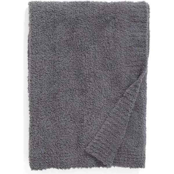 Barefoot Dreams Cozychic™ Throw Blanket - Graphite