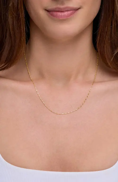 Bony Levy 14k Gold Beaded Chain Necklace - Yellow