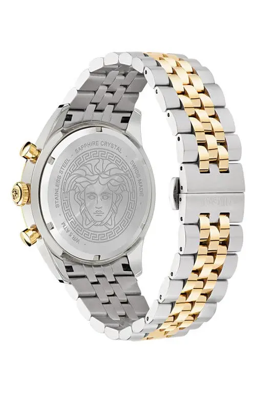Versace Master Chronograph Two-tone Bracelet Watch