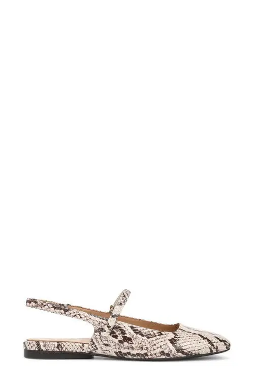 Naturalizer Connie Slingback Mary Jane Flat - Beige Multi
